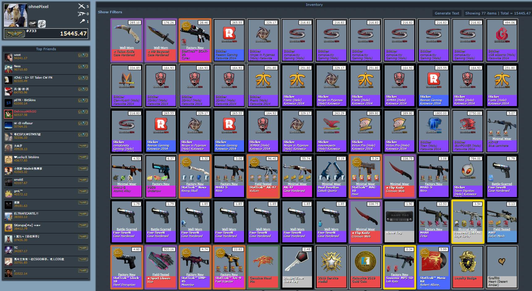 ohnePixel on Twitter: "Inventory snapshot JULY / 2019 https://t.co/ByngdMstFX" / Twitter