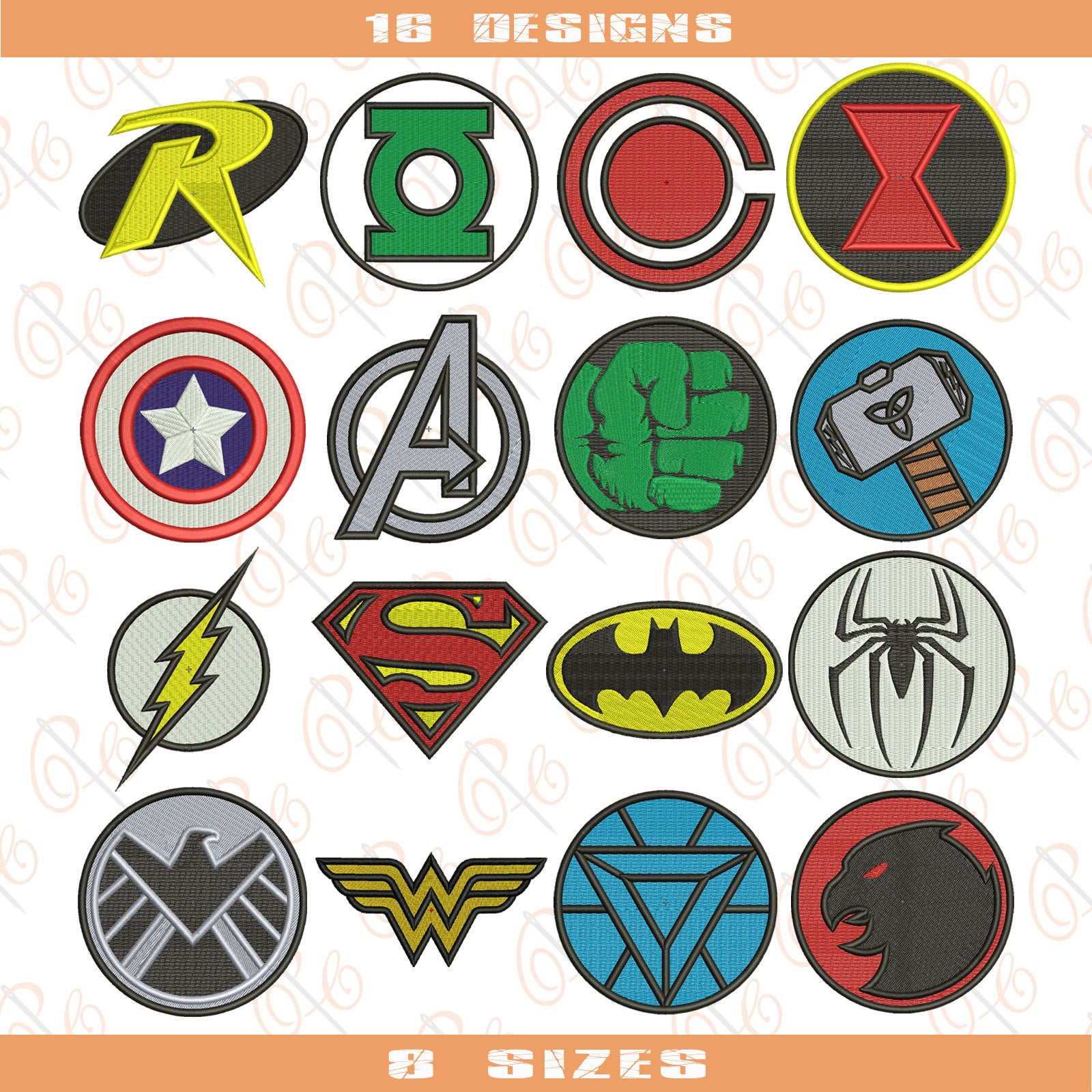 Superhero Logos Printable
