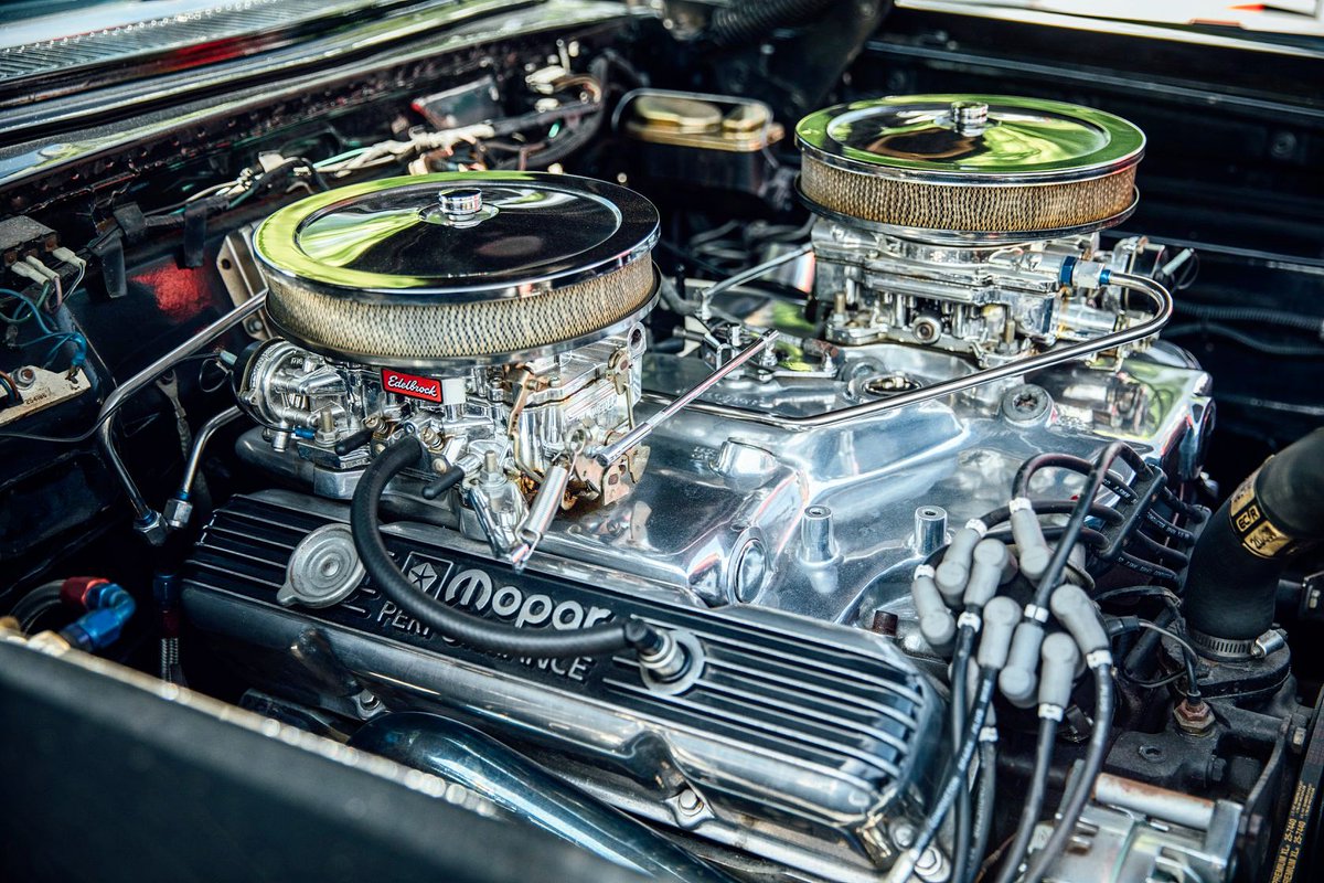 Mopar 383 cross ram intake