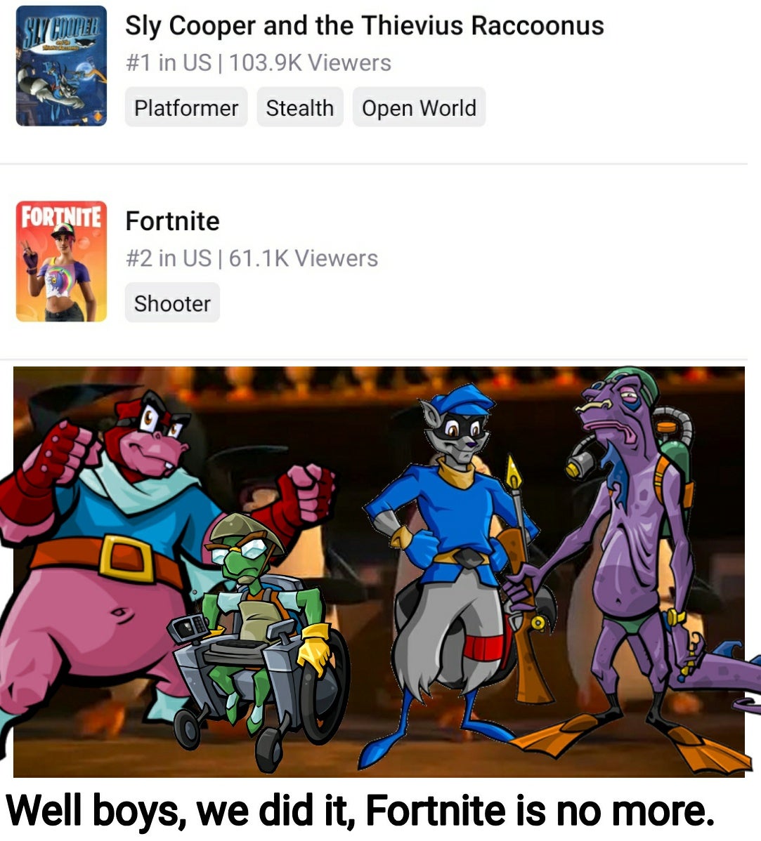 Sly Cooper Memes Thaddeus Winslow Cooper III | Sly Cooper Wiki