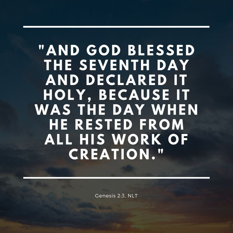 God Rested On The Seventh Day