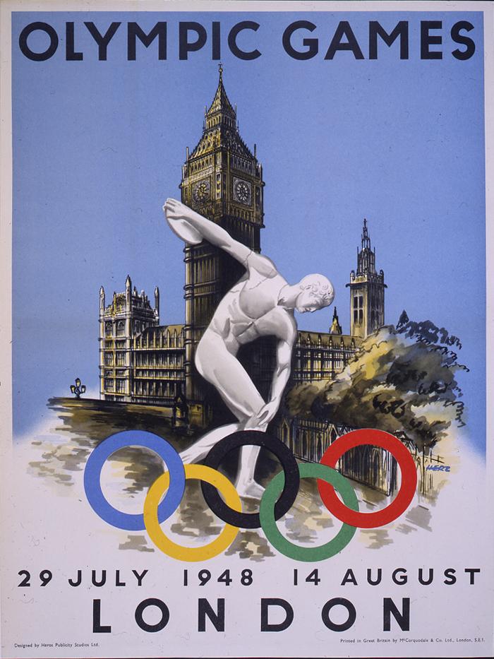 1944 Summer Olympics Poster