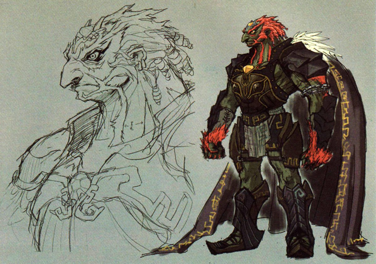Ganondorf Twilight Princess Concept Art