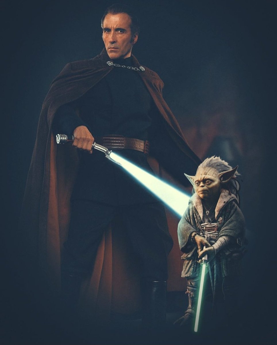 ⚡𝙄𝙫𝙖𝙣𝙤𝙫𝙞𝙘𝙝 𝙎𝙠𝙮𝙬𝙖𝙡𝙠𝙚𝙧💫 on Twitter: "El joven padawan Conde Dooku y el maestro Yoda. The young ...