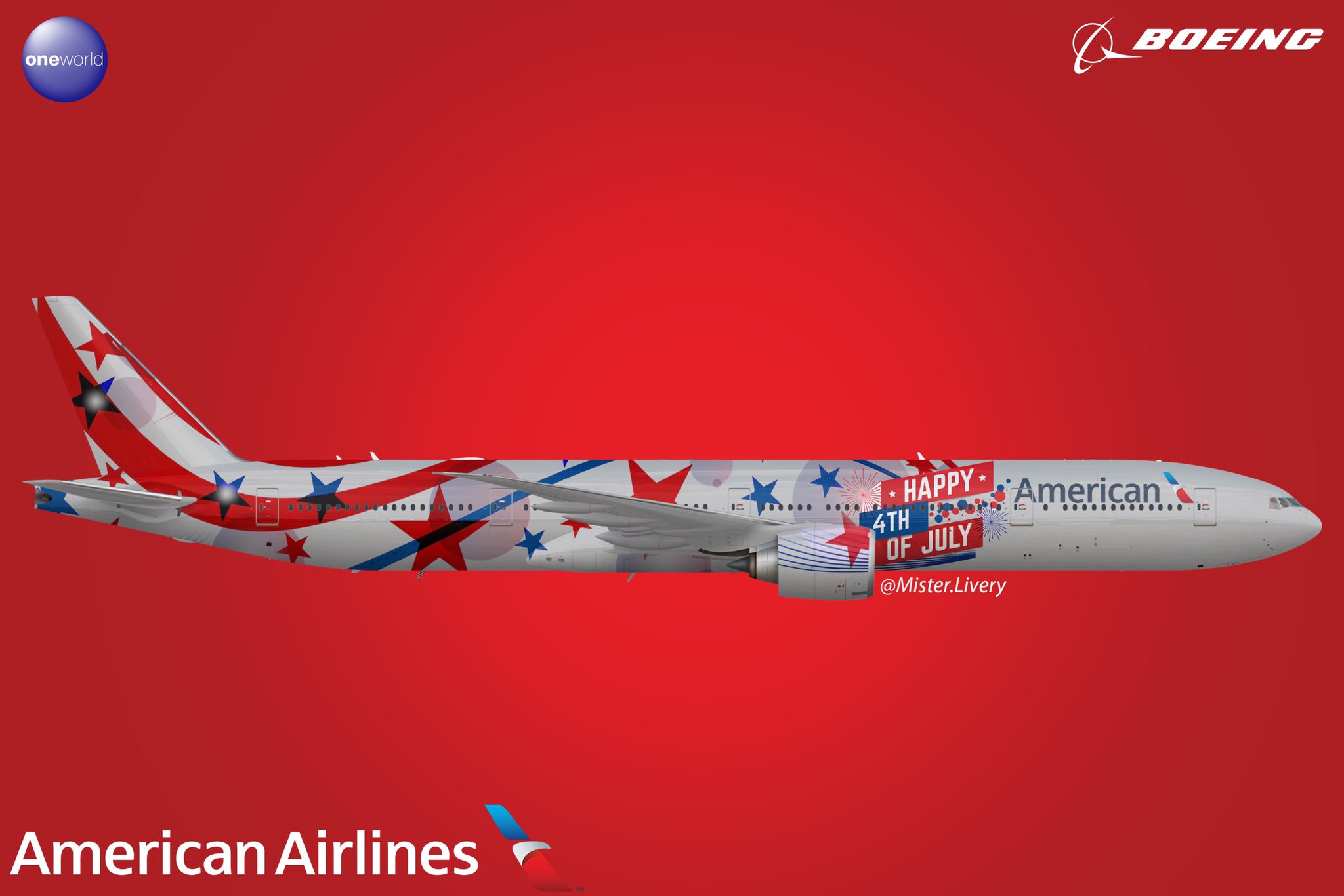 American Airlines New Livery