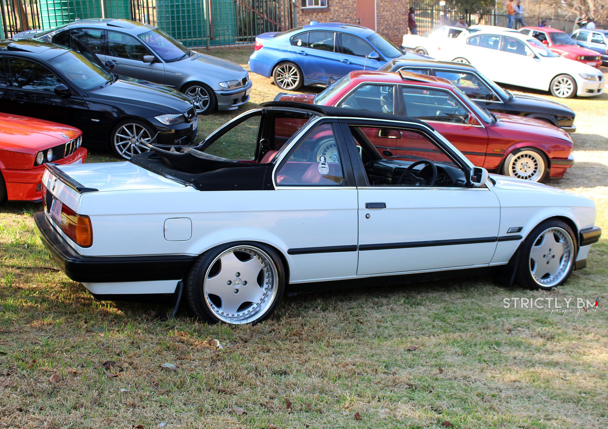 Stanced E30 Convertible