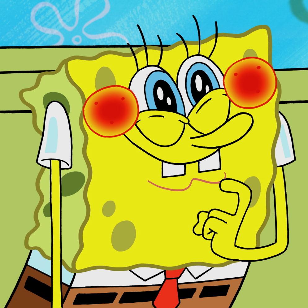 Excited Face Meme Spongebob
