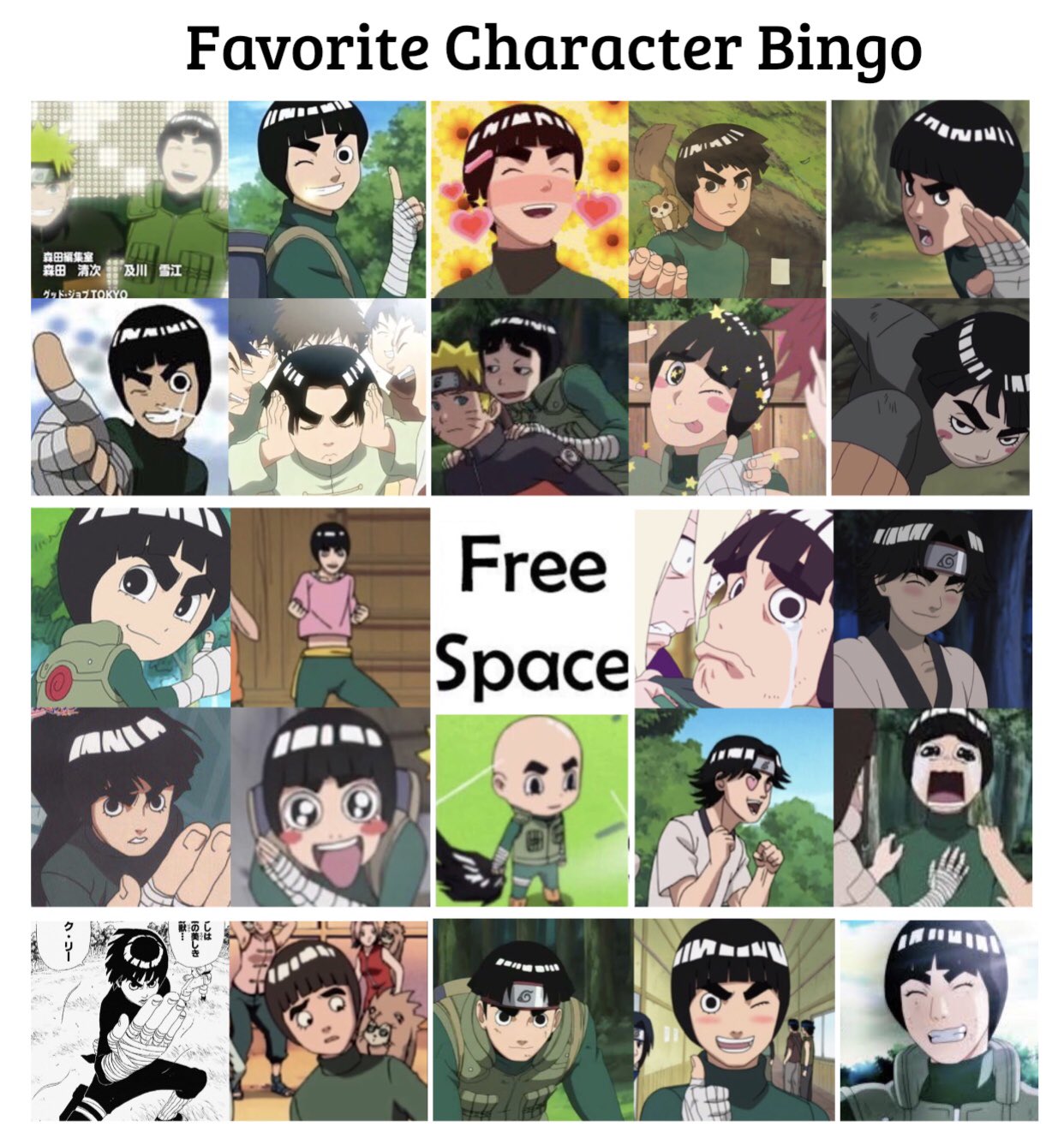 Rock Lee And His Ninja Pals Characters
