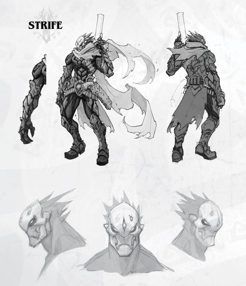 Darksiders Strife Drawing