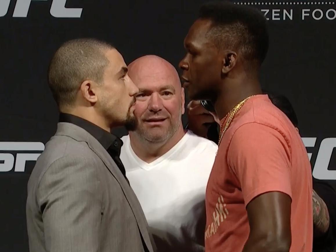 UFC press conference face offs. Max Holloway vs. Frankie Edgar, Daniel ...