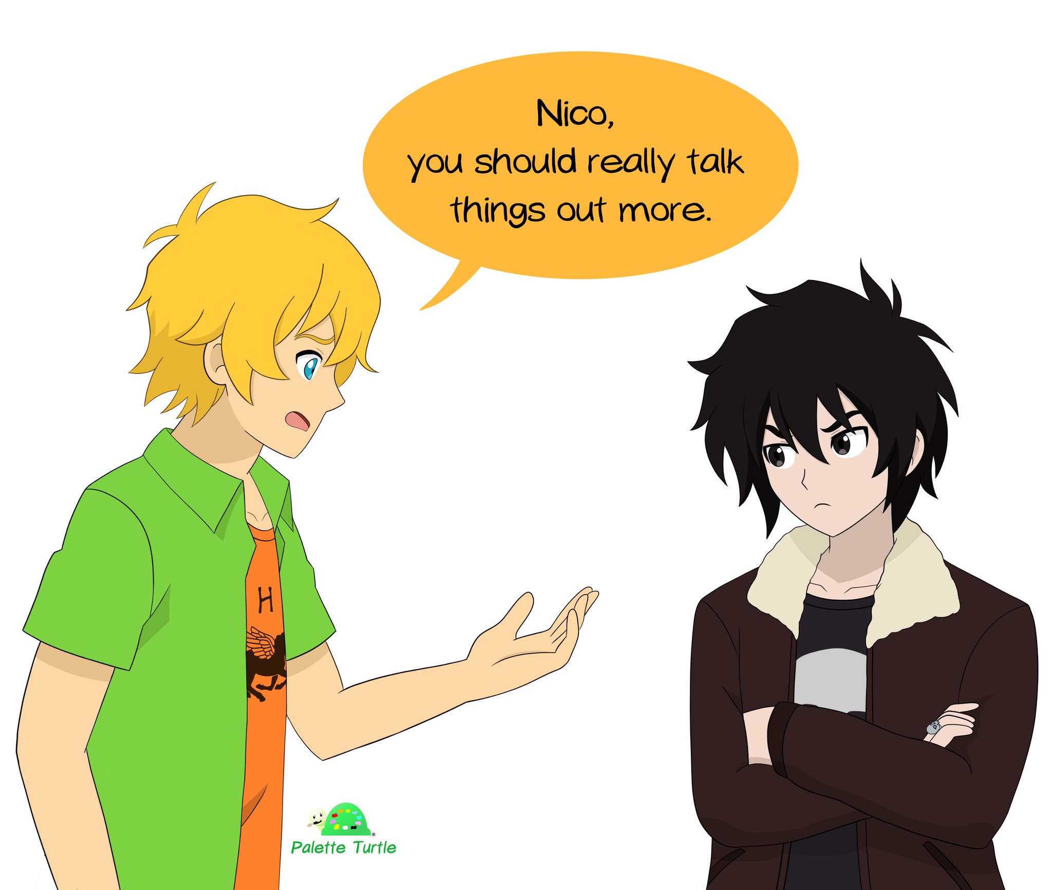 Percy Jackson And Nico Di Angelo Comics