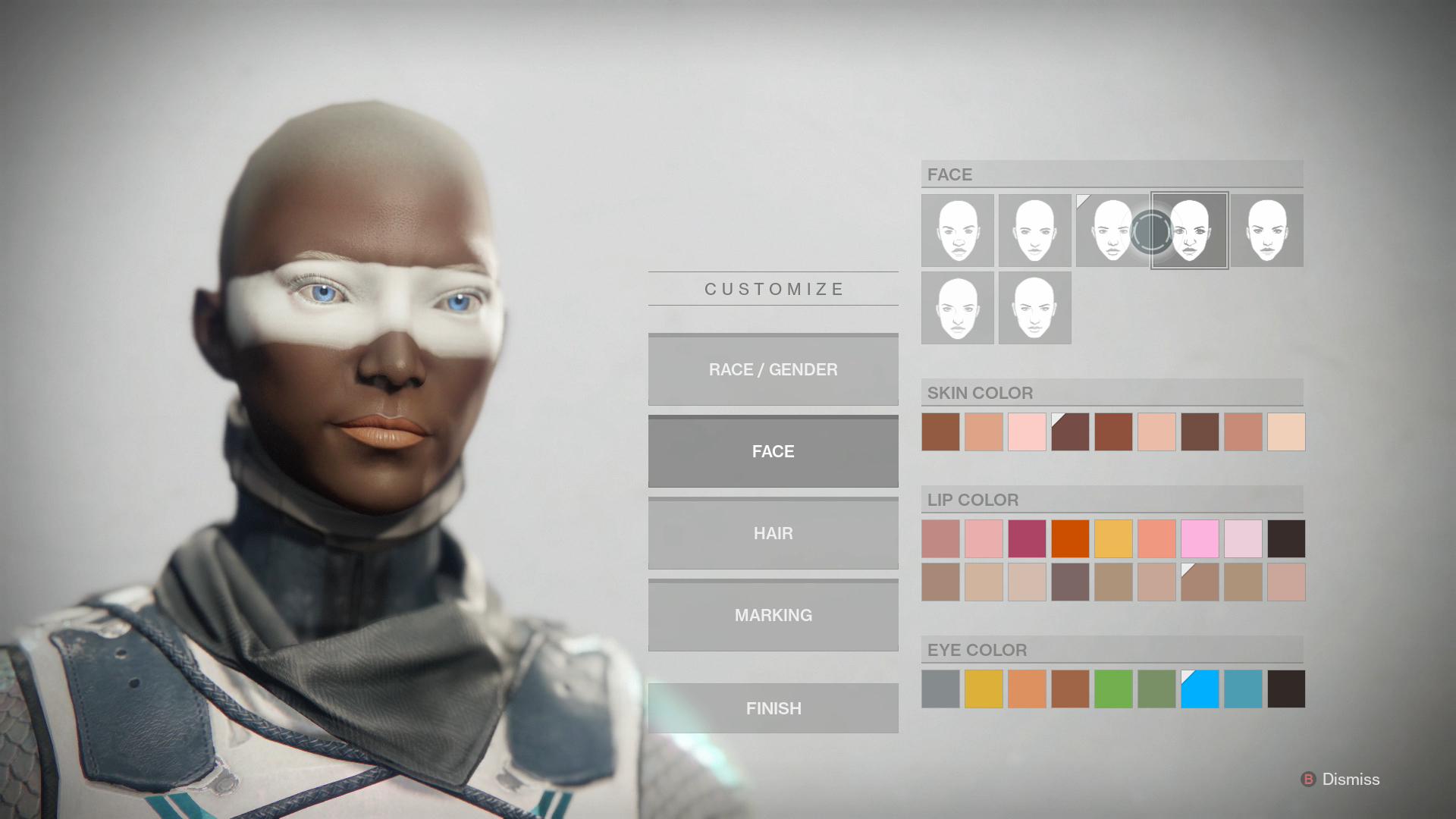 Destiny Human Customization