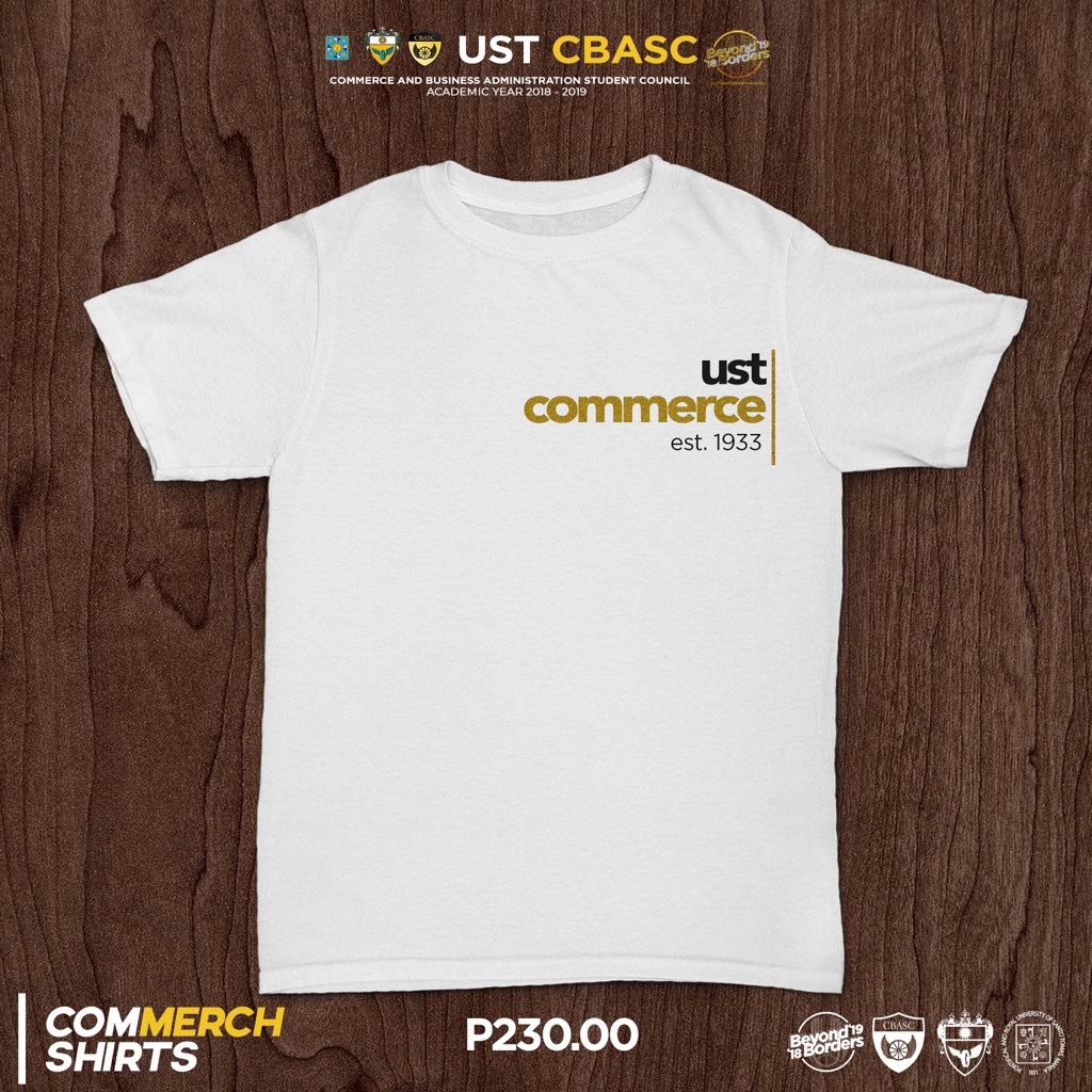 UST CBASC on Twitter: "Minimalist shirts only for PHP 230?…