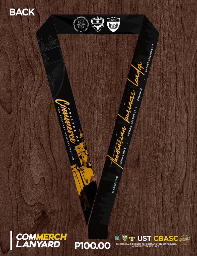 UST CBASC on Twitter: "Reversible lanyard for PHP100?…