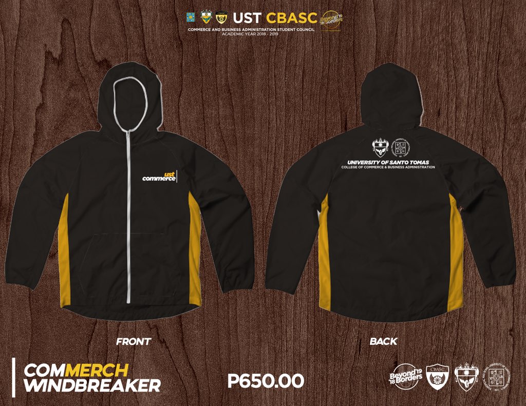 UST CBASC on Twitter: "Cool windbreaker for PHP650? https://t.co/NTvwCX02AQ" / Twitter