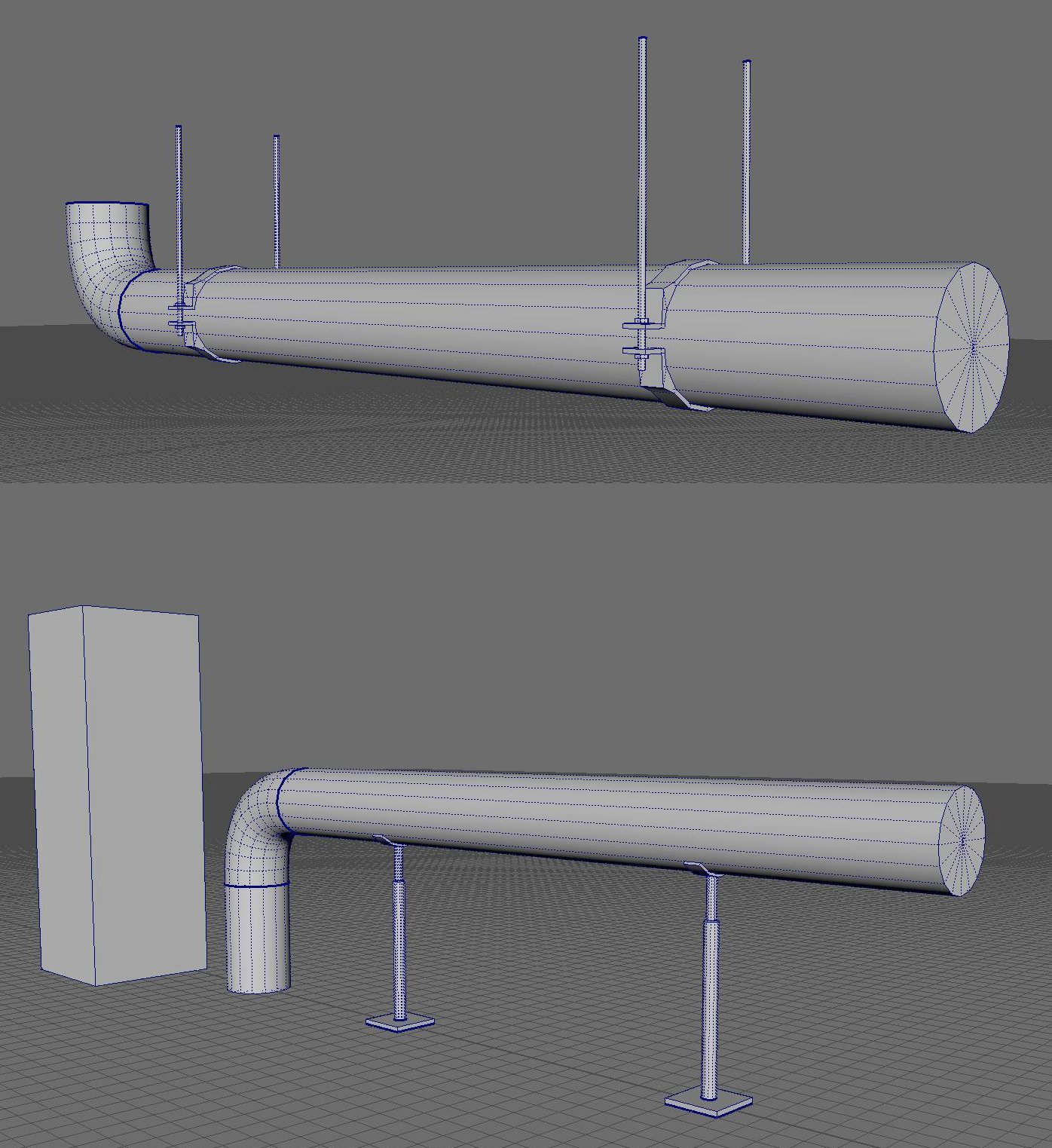 WorldofLevelDesign on Twitter: "Large pipes weren't enough. So I've added medium and small pipes ...