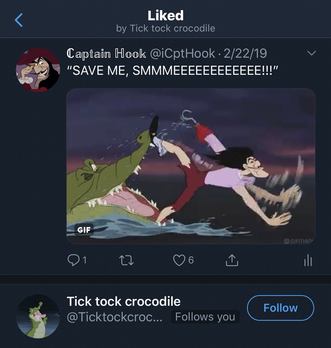 Captain Hook Vs Crocodile