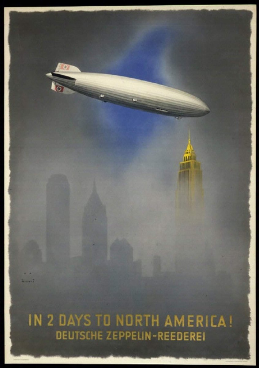 Today in 1936, German dirigible LZ 129, the Hindenburg, made its first ...