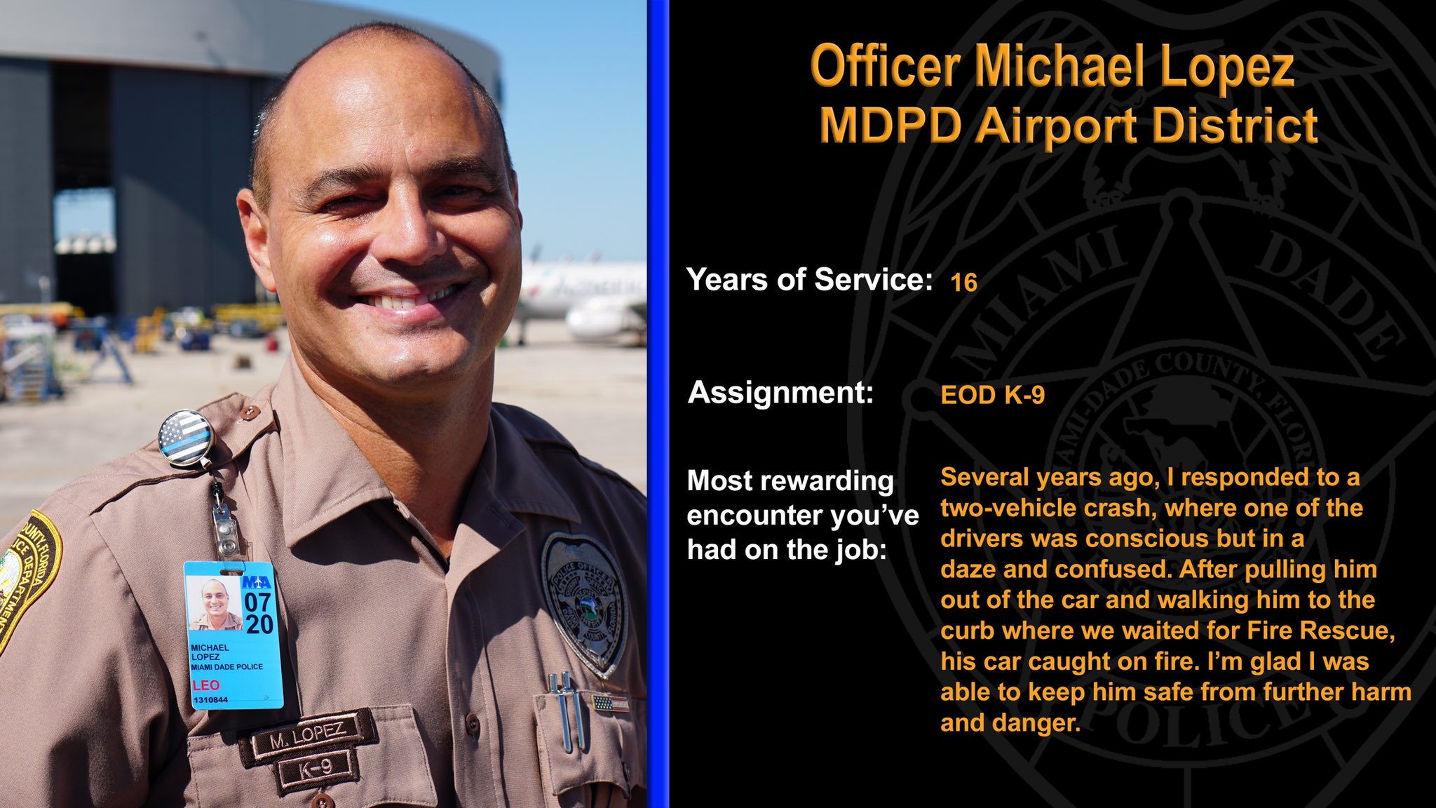 Miami Dade Police Radio Code Ben's Patch Collection