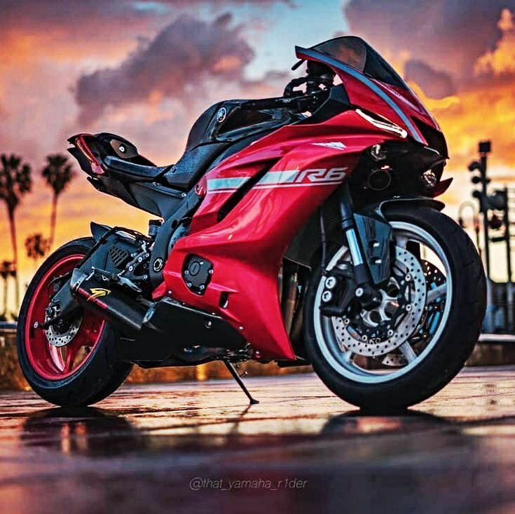 Yamaha Motorcycle R6 Red