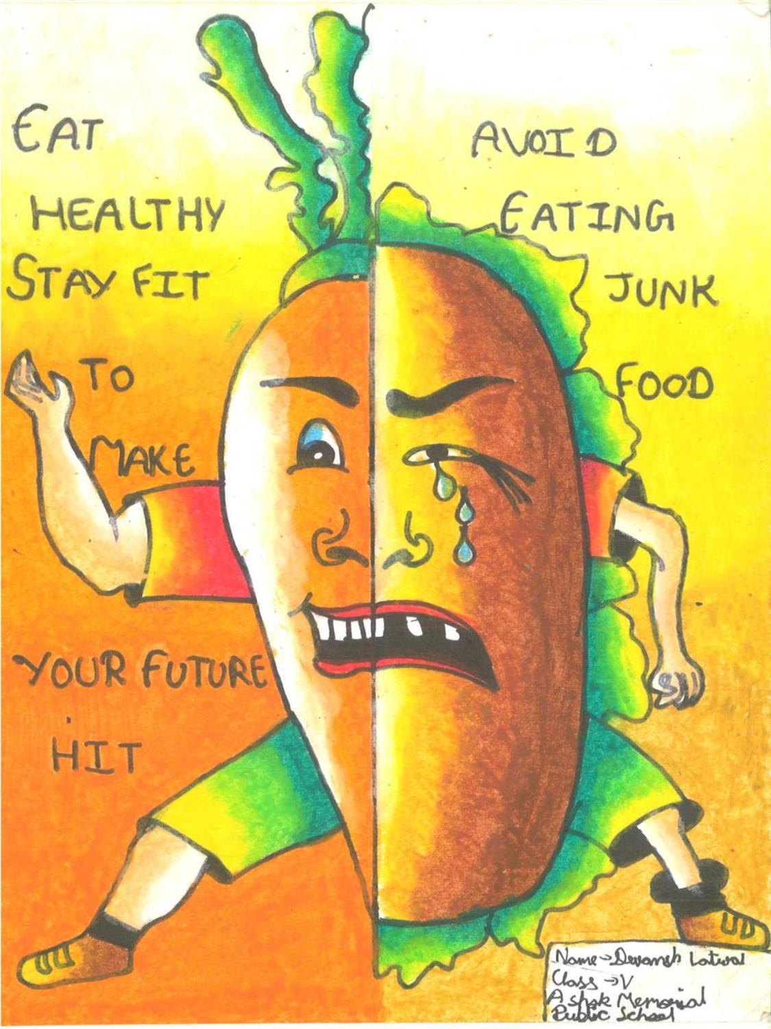 Stop Eating Junk Food Posters
