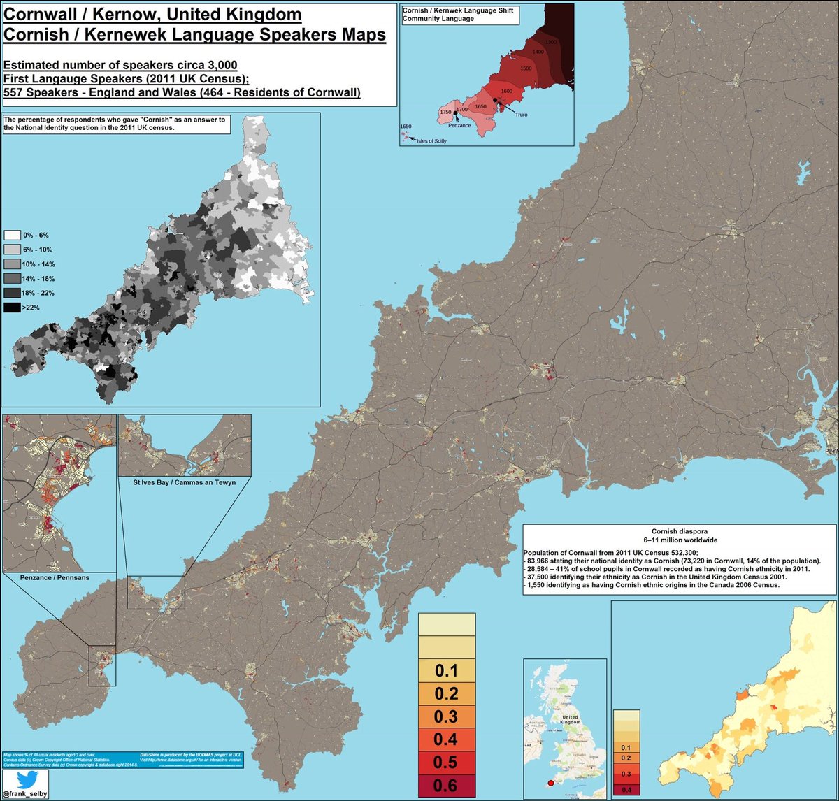 Cornish Language Map New Genetic Map Shows Ancient British Divisions