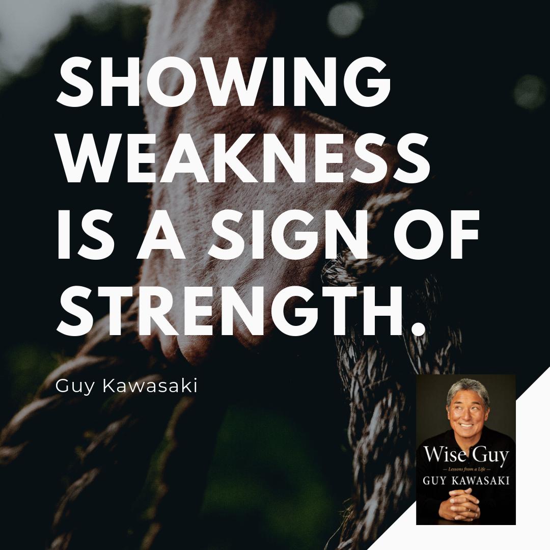 Showing Weakness Quotes Sometimes We're Tested~Not To Show Our