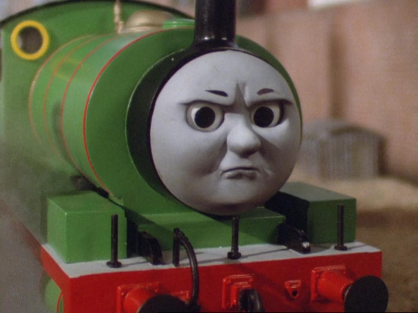 Thomas The Tank Engine Percy Angry