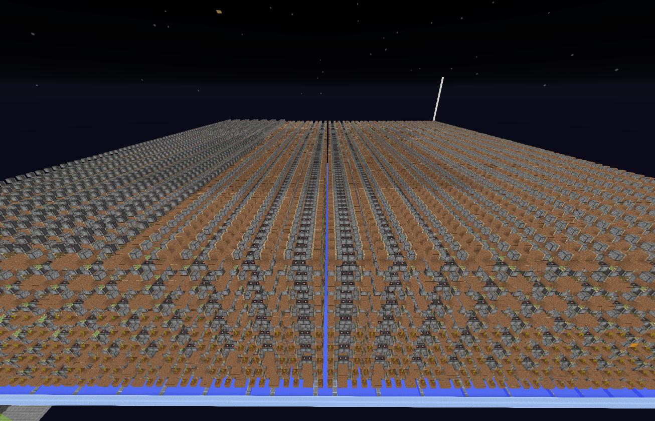 Minecraft Pumpkin Farm Layout