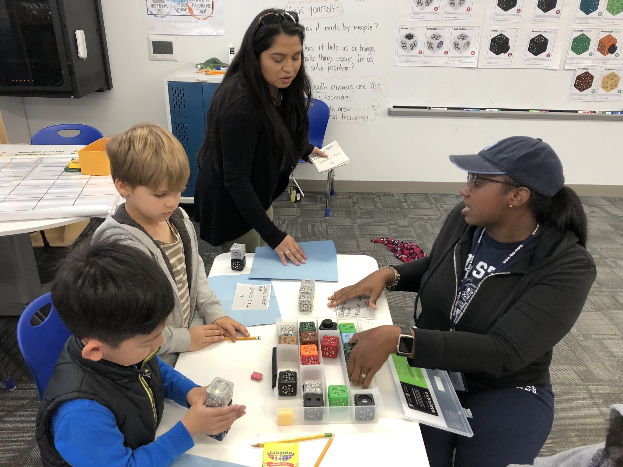 El Rincon Elementary on Twitter: "1st Grade Scholars build robots in the Makerspace Lab with Ms ...