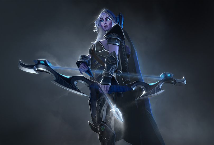 Drow Ranger Vs Ashe