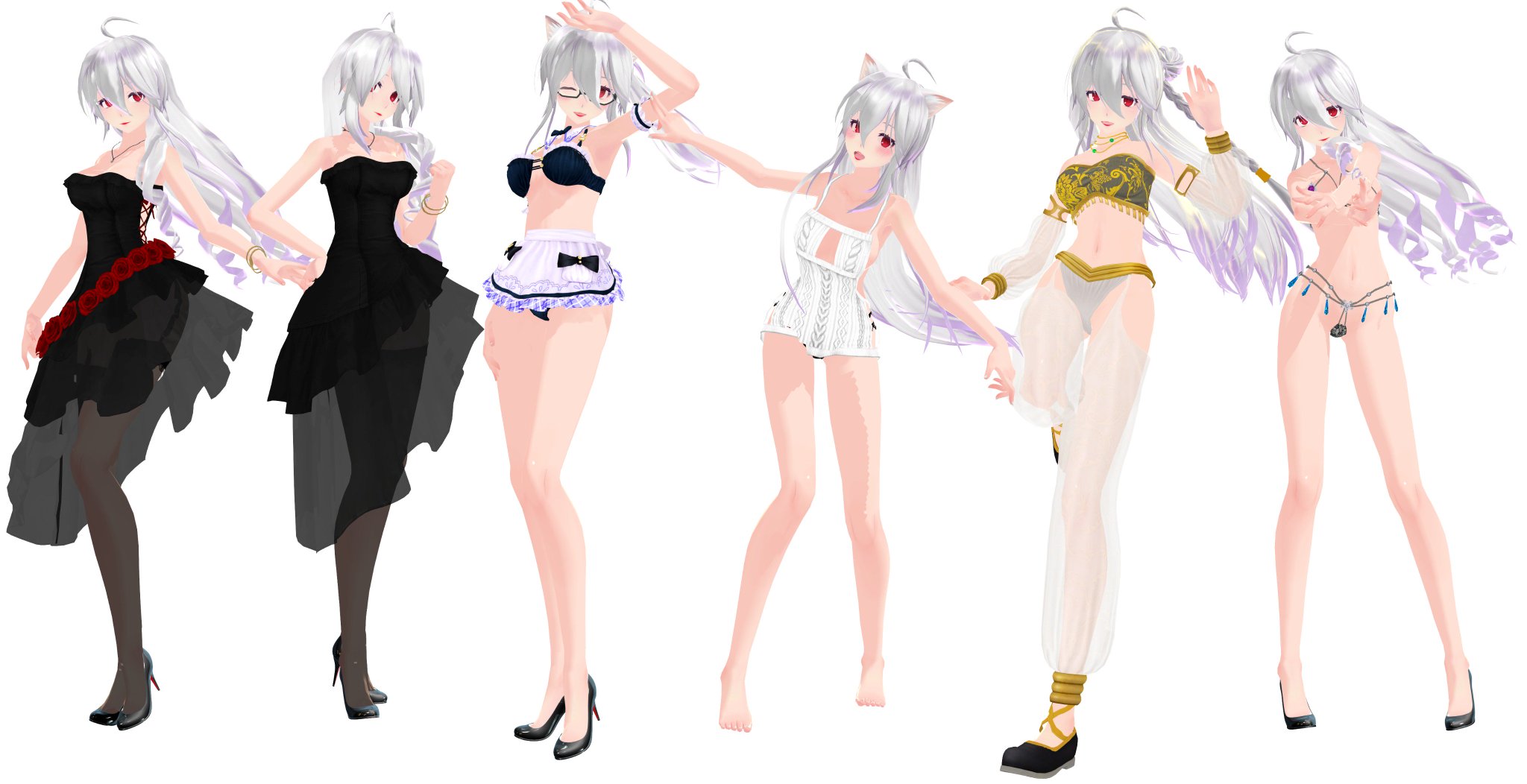 Sewelina Bloodroyal on Twitter: "Haku Pack models by Sewelina https://t.co/HxJch2LP6I I decided ...