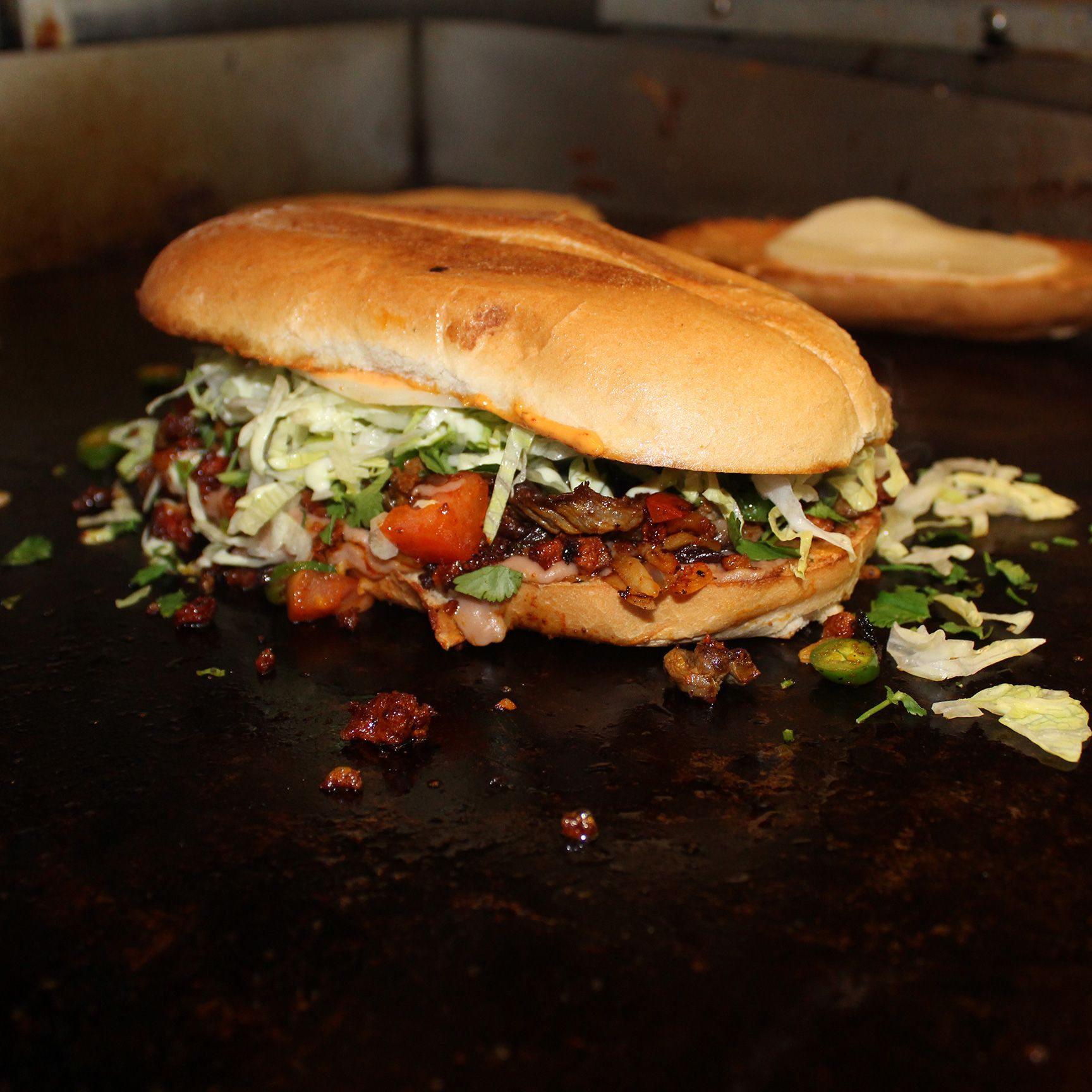 Torta De Asada Mexicana
