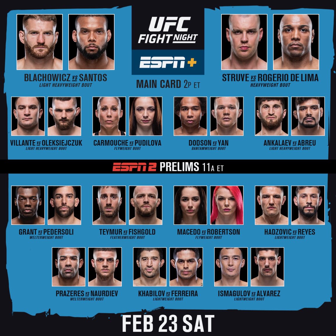 FARK.com: (10330405) Saturday morning/aftenoon MMA: UFC on ESPN+ 3 ...