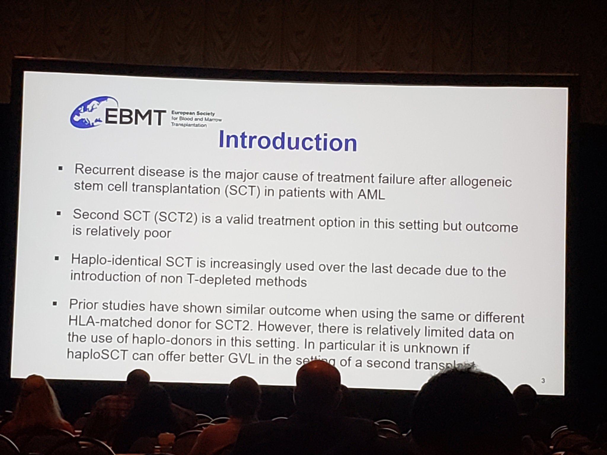 Hemalatha Rangarajan MD https on Twitter: "#TCTM19 Dr.Arnon Nagler presenting on the impact of ...
