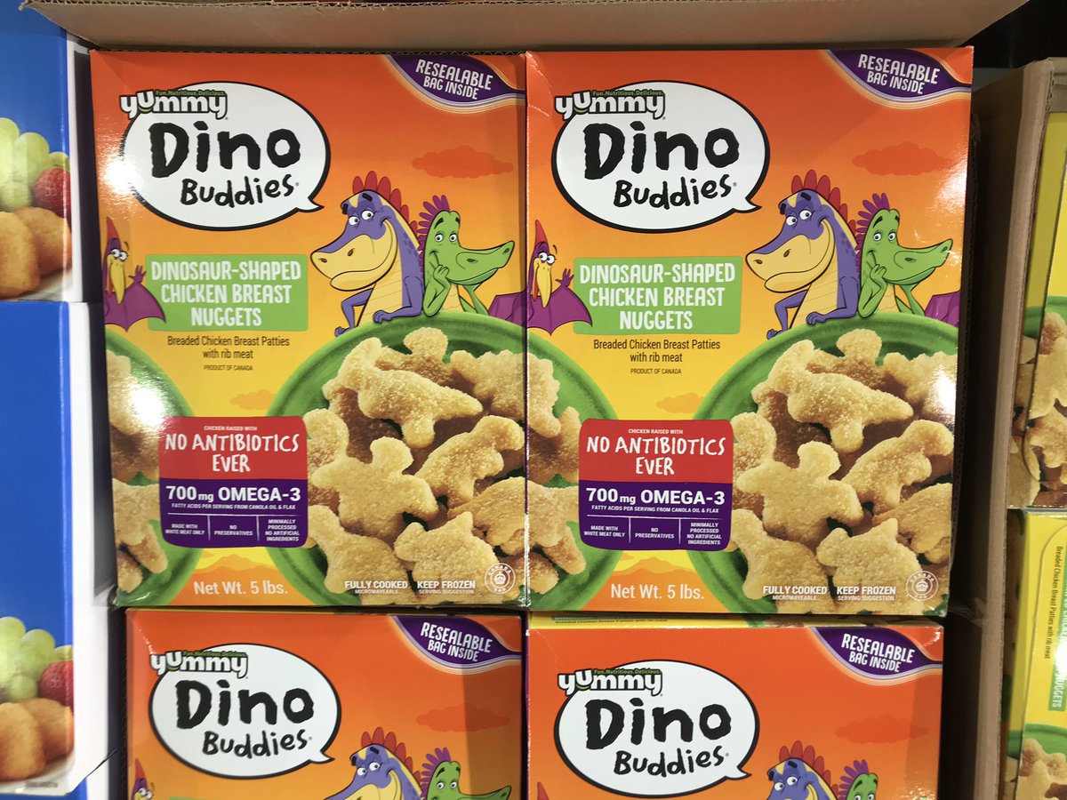 Dinosaur Chicken Nuggets Costco