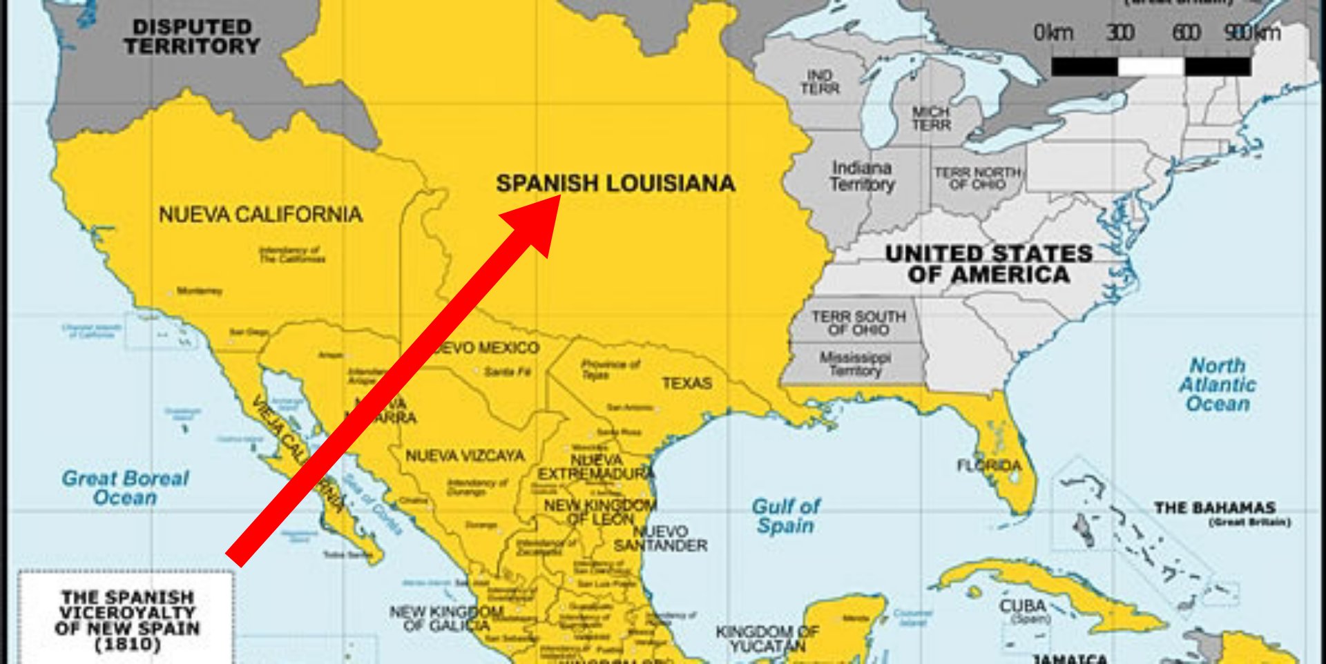 Louisiana Territory Spain