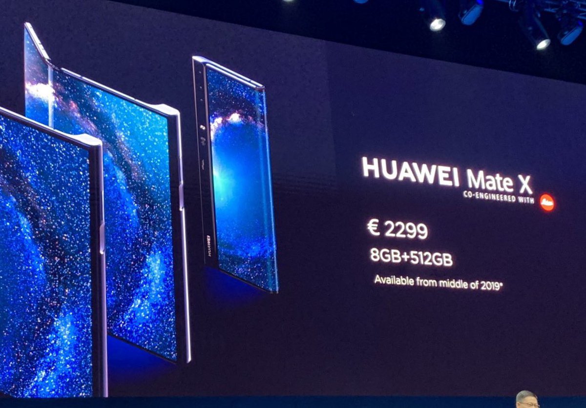 Ben Wood on Twitter: "The gasps in the audience were palpable when Huawei finally revealed the ...