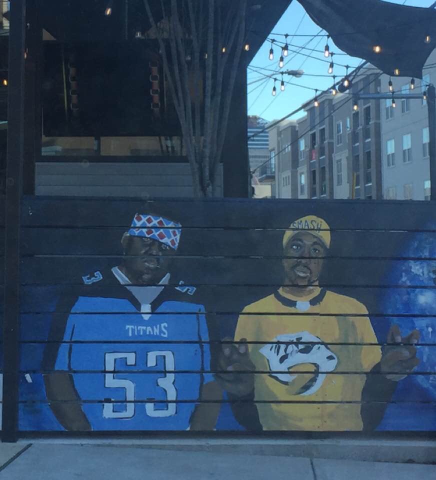 Tupac Vs Biggie Mural