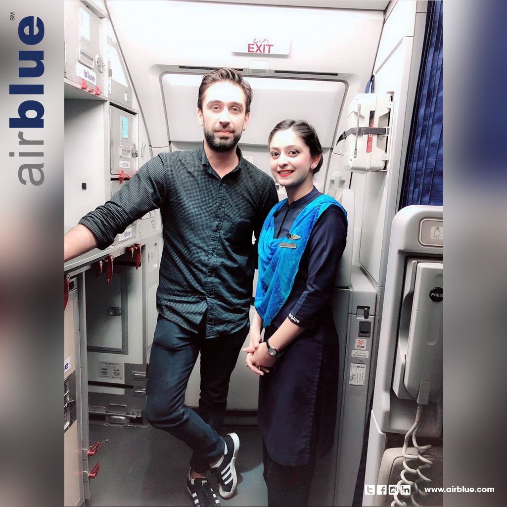 Air Blue Air Hostess