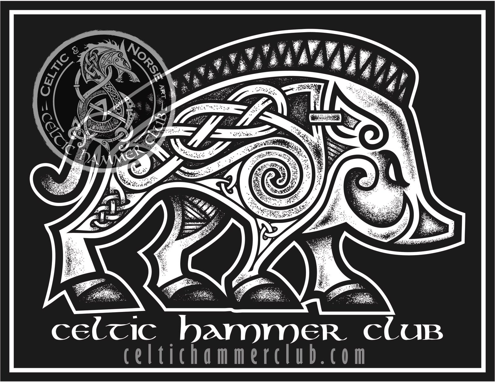 Celtic Boar Drawing