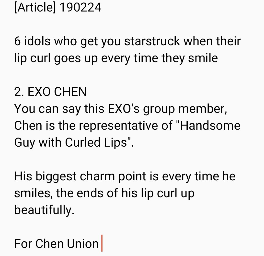 Exo Chen Lips