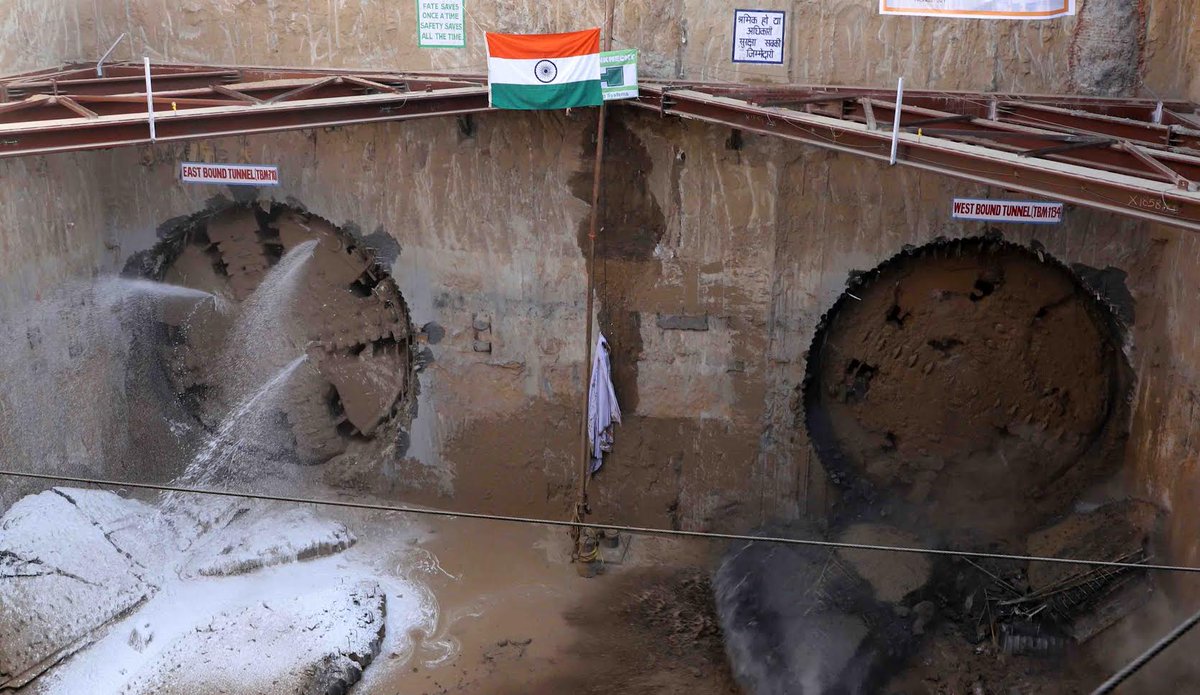 Breakthrough of first underground tunnel for Ahmedabad Metro rail ...