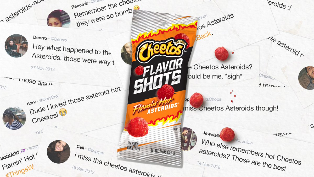 Flamin Hot Cheetos Asteroids