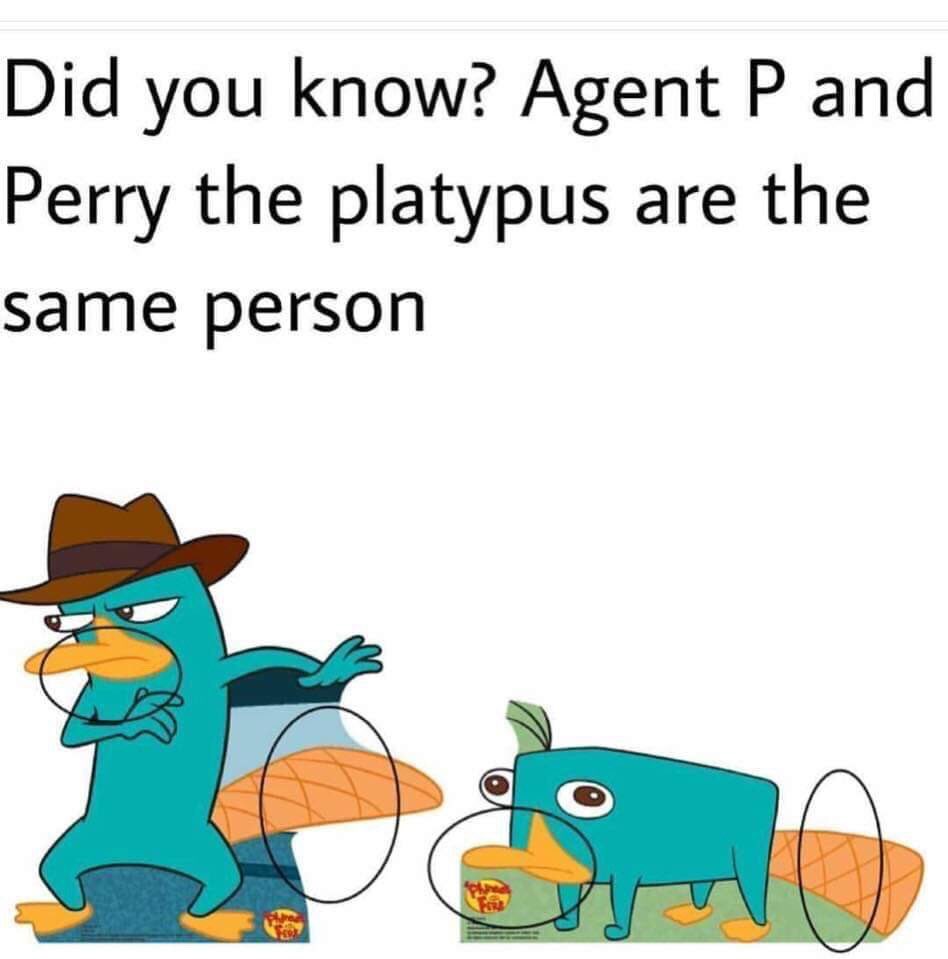 Perry The Platypus Agent P