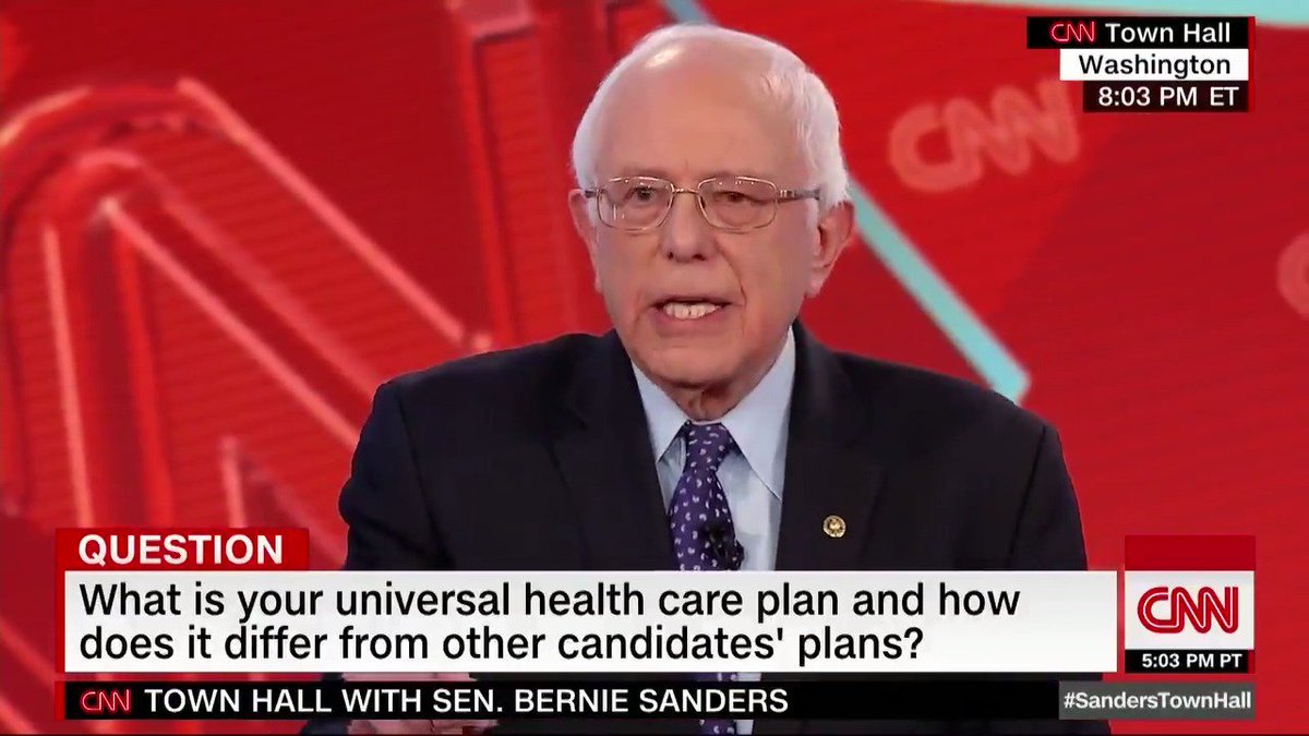 Bernie Sanders addresses his universal health care plan: “The only way ...