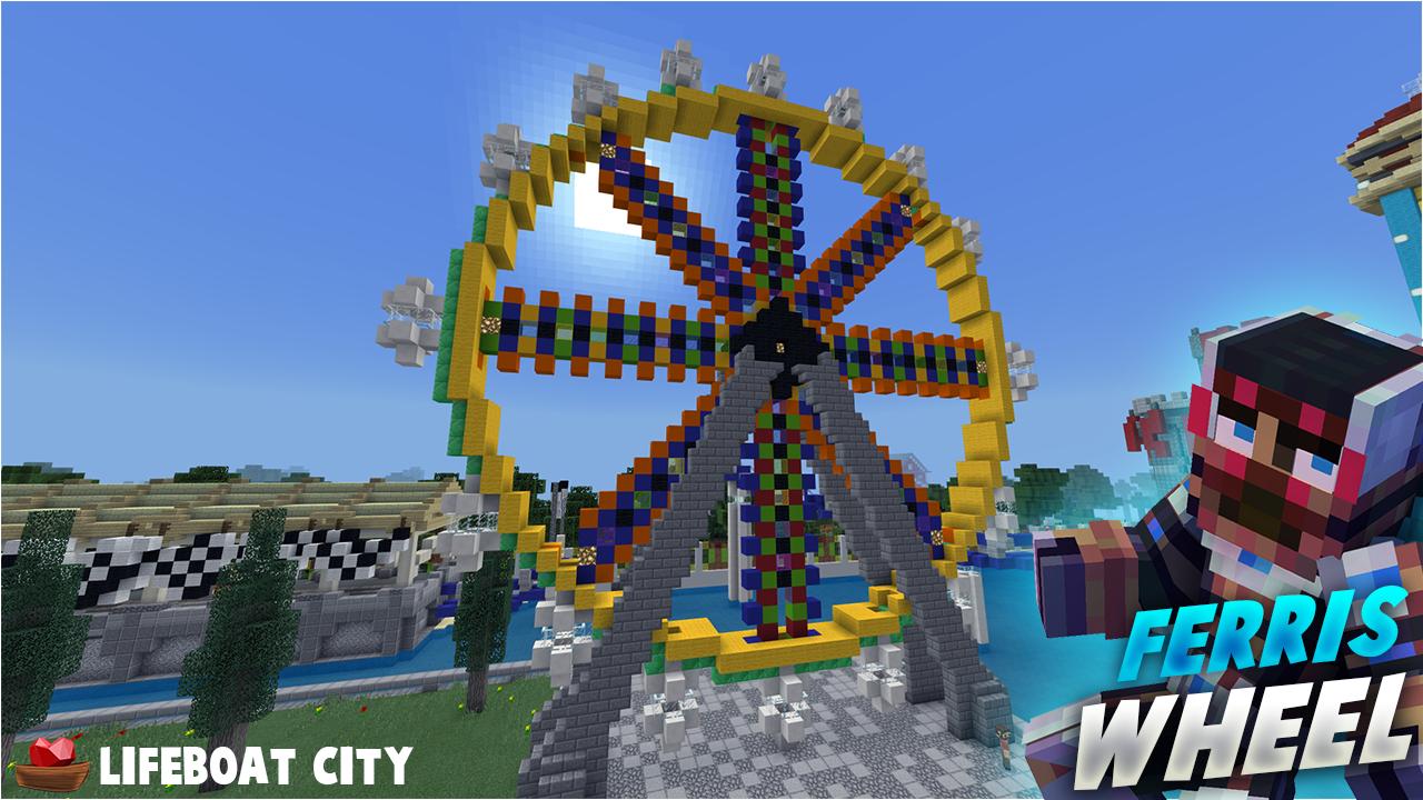 Minecraft Amusement Park Ferris Wheel