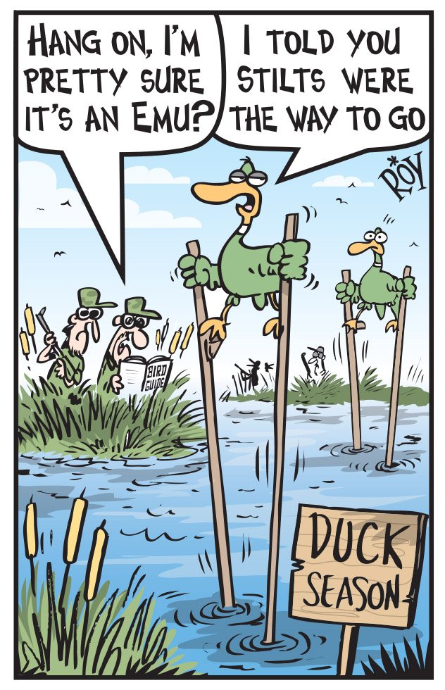 Funny Duck Hunting Cartoons