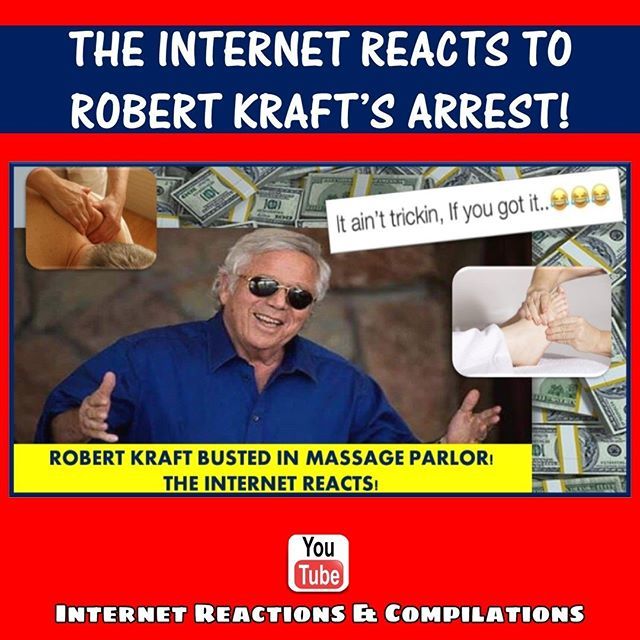 Internet Reactions And Compilations On Twitter 👅 New England Patriots Owner Robert Kraft Busted