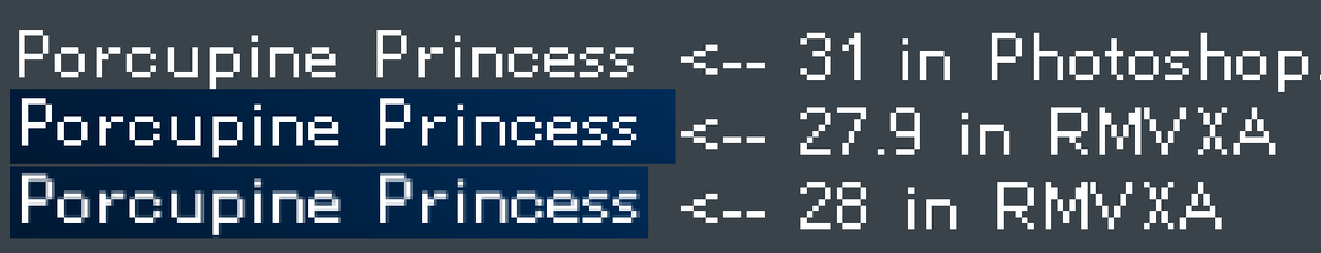 RMVXA Interesting Font Rendering | RPG Maker Forums